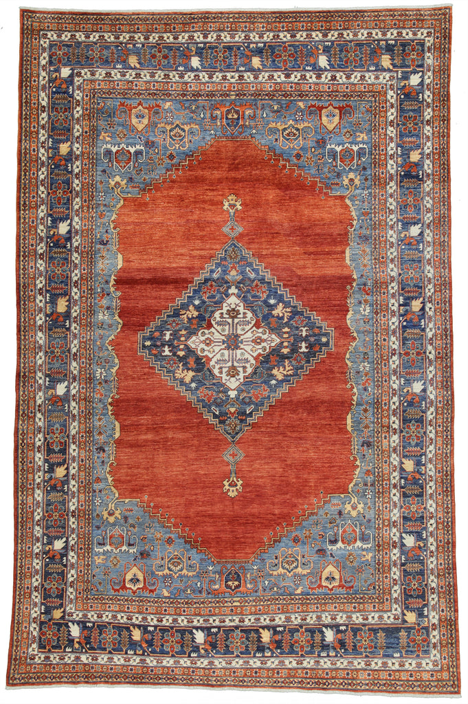 New Pakistan Hand-Knotted Antique Recreation of 19th Century Persian B ...