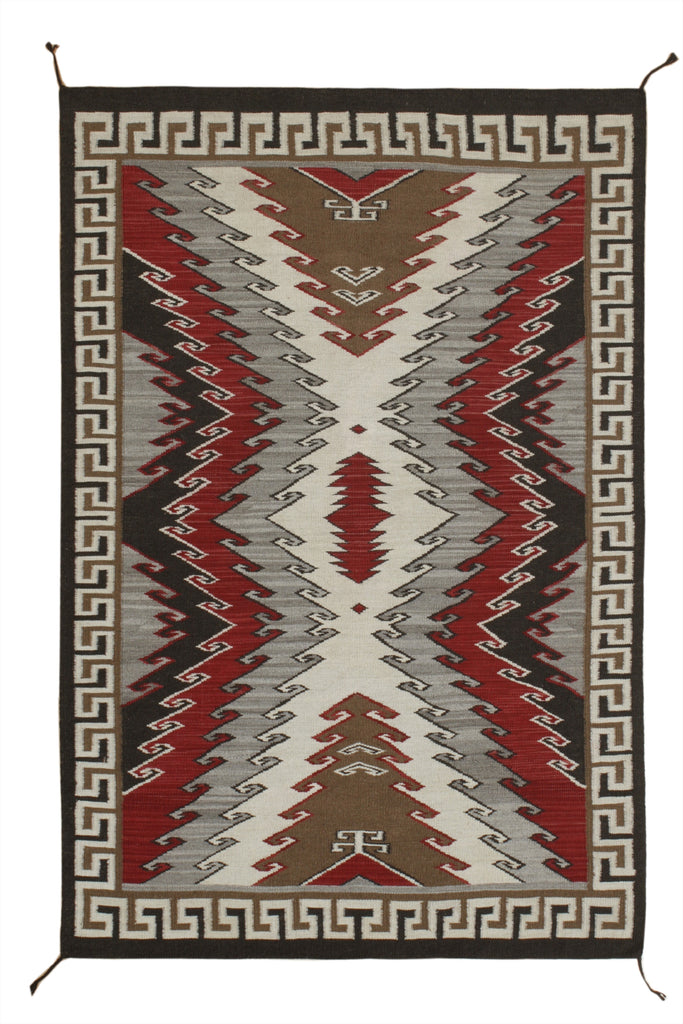 New Hand-woven Antique Reproduction of Navajo Rug 6'x9' – RUG Curator